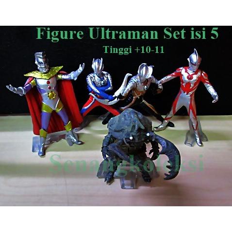 Jual Figure Ultraman 5 Pcs Set King Ultra King Taro Seven Jack Zero ...