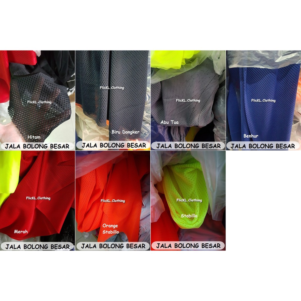 Jual Kain Jala Jaring Bahan Jala Bolong Besar Puring Jala Furing Baju ...