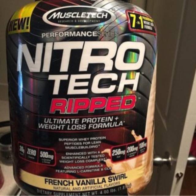 Jual Muscletech Nitrotech Nitro Tech ripped 4 Lbs Malang bxn rsp ...