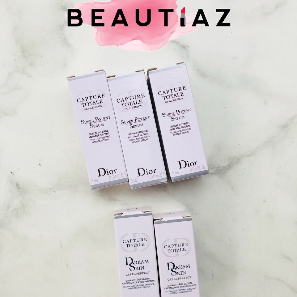 Jual DIOR DREAM SKIN CAPTURE TOTALE GLOBAL AGE DEFYING MOISTURIZER 3ml ...