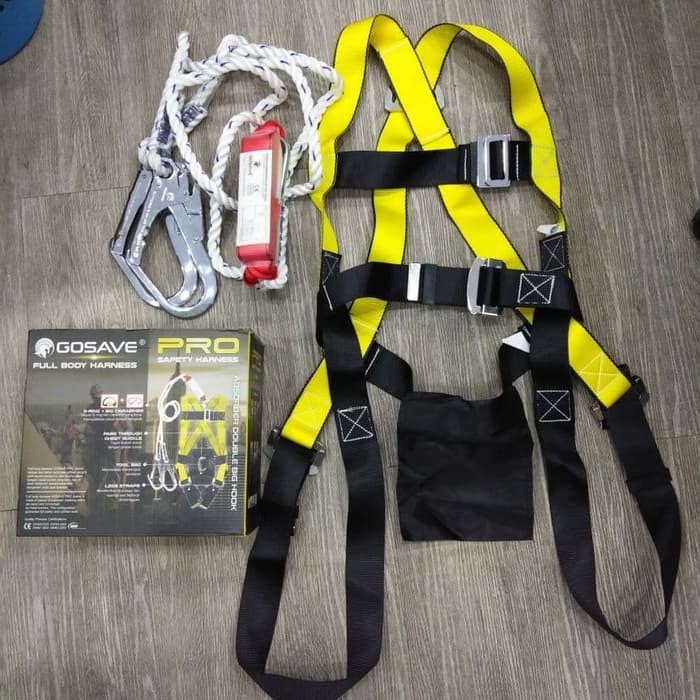Jual BODY HARNESS GOSAVE PRO DOUBLE HOOK ABSORBER | Shopee Indonesia