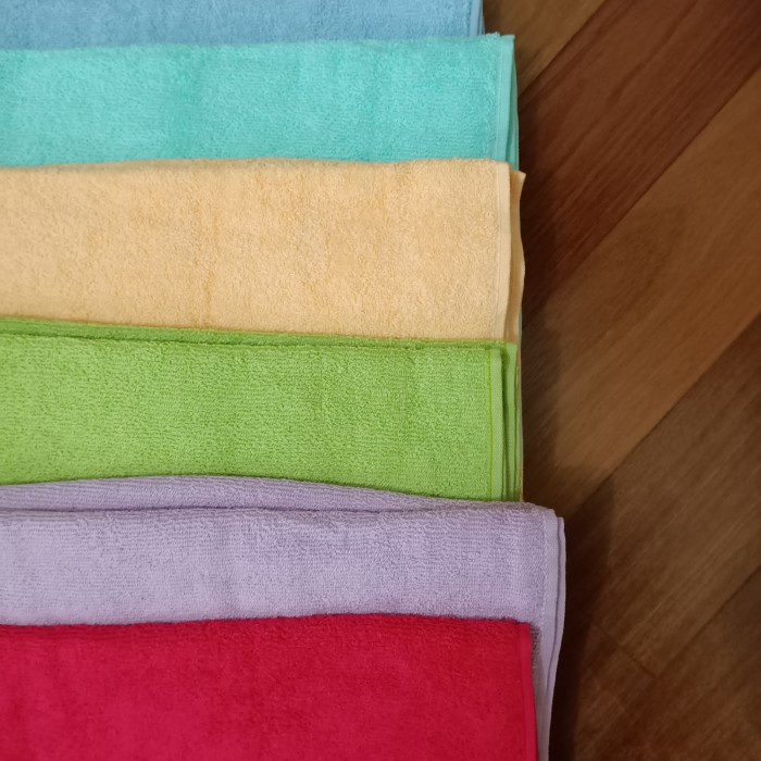 Jual Handuk Mandi merk Merah Putih Warna Polos / Handuk MP Warna size ...