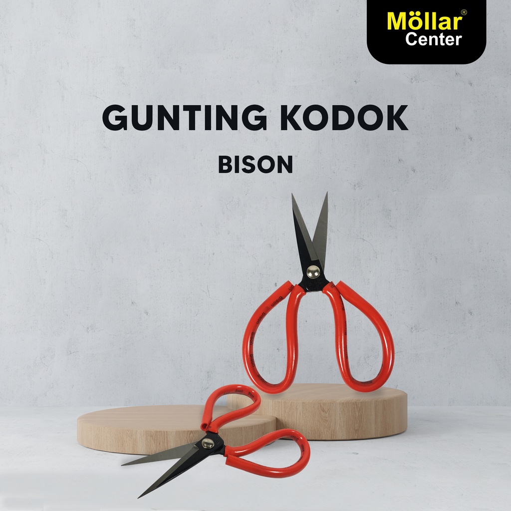 Jual BISON LD-2 Gunting Kodok Potong Seng Kain Serbaguna 8 Inch ...
