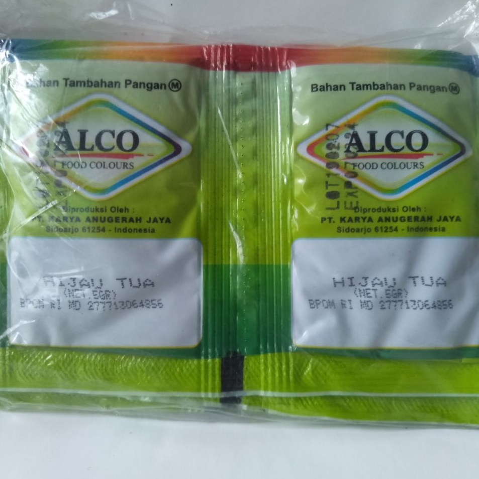 Jual Alco Sumbo Pewarna Makanan Bubuk 5gr Pewarna bubuk | Shopee Indonesia
