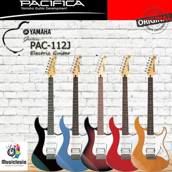 Jual Yamaha Gitar Elektrik / Listrik Pacifica Pac112J / Pac 112J / Pac-112J - Black | Shopee ...