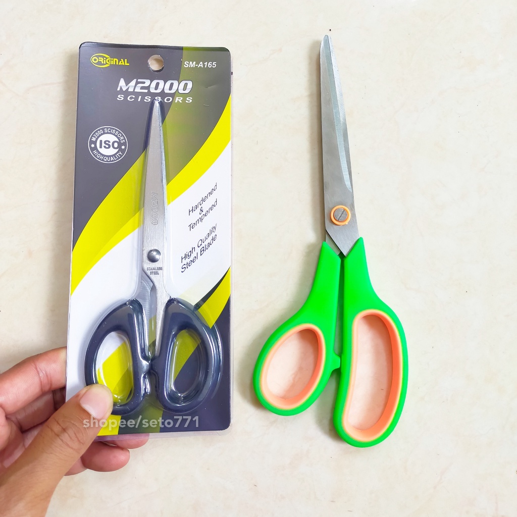 Jual Gunting M2000 Besar Tanggung Warna Hitam Scissors | Shopee Indonesia