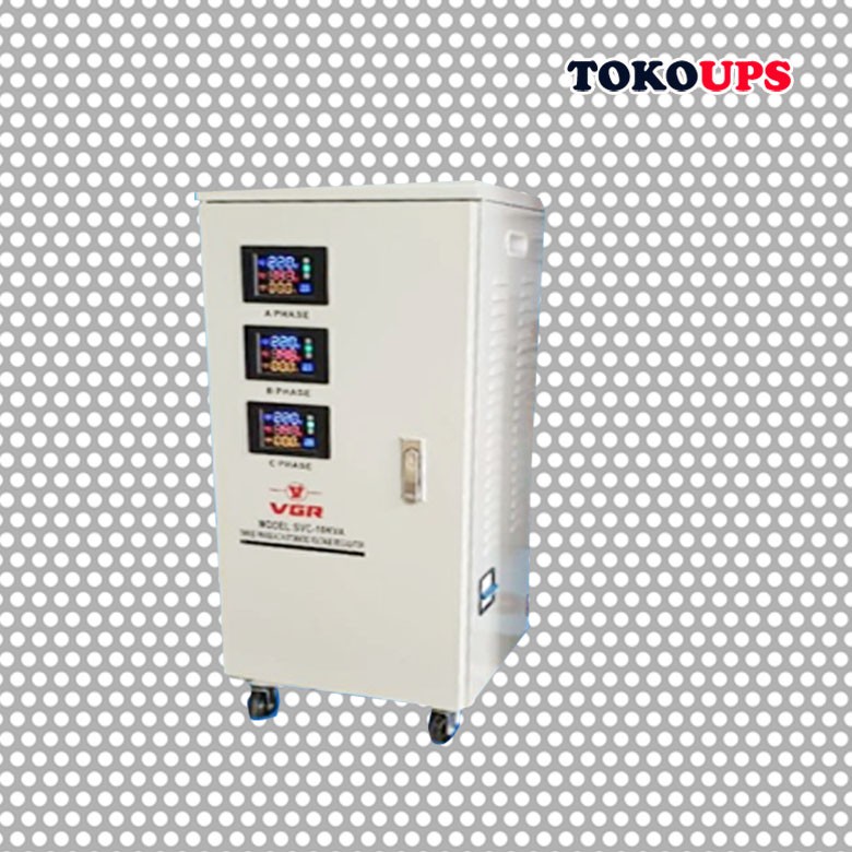 Jual Stabilizer VGR SVC 10K3 10KVA 3Phase Full Digital 3 Layar | Shopee Indonesia