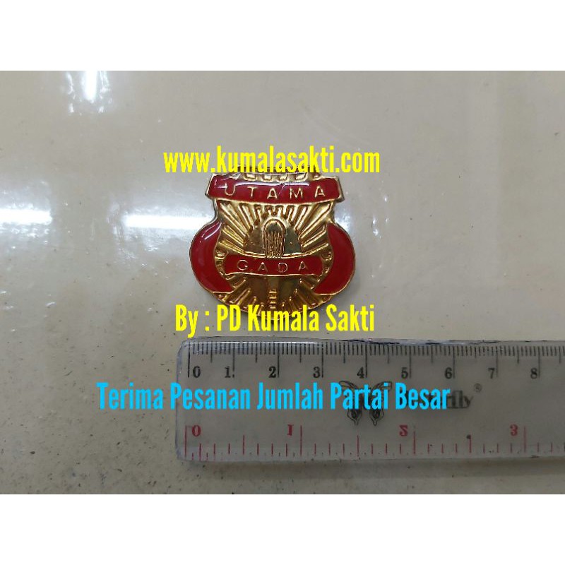 Jual Pin Satpam Gada Utama-Topi Satpam-Kaos Satpam-Pin Security-Sabuk ...