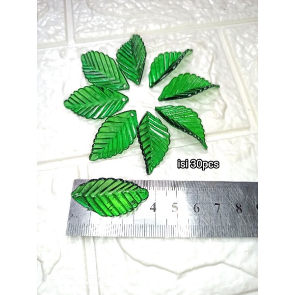 Jual 30pcs daun akrilik/DIY akrilik/kreasi akrilik | Shopee Indonesia