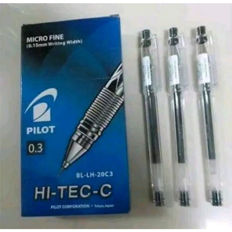 Jual Pulpen Hi-tech Pilot 0.3mm,04mm ( 1pak/12pcs ) | Shopee Indonesia