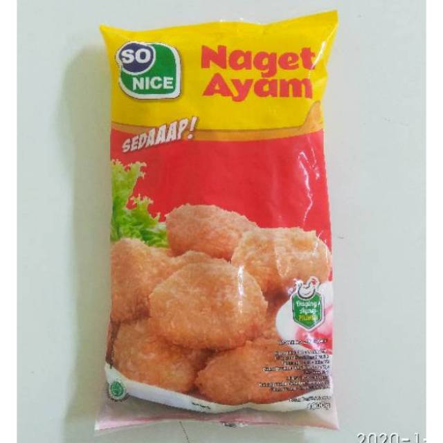 Jual CHICKEN NUGGET SO NICE 1 KG | Shopee Indonesia