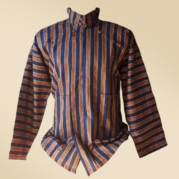 Jual COD...!!! Baju Surjan Tenun Lurik - Ukuran Dewasa #Adat #Jawa #Tradisional | Shopee Indonesia