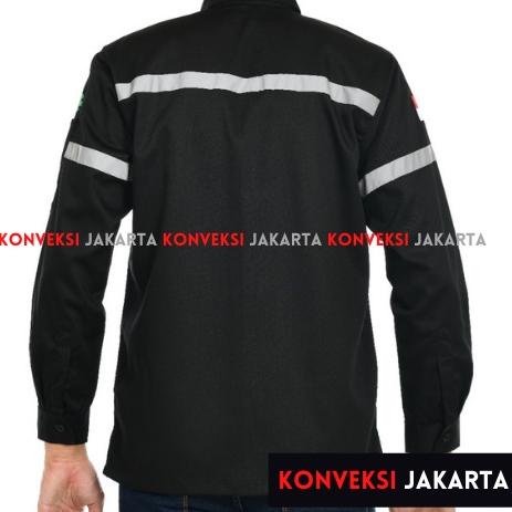 Jual Mjw31au22т Baju Wearpack Kemeja Safety K3 Proyek Tambang Lengan ...