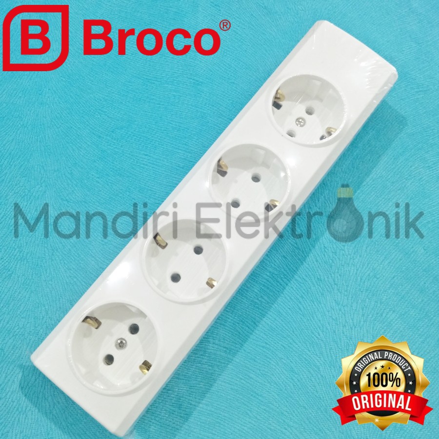 Jual Stopkontak Broco 4 Lubang 15340 - Stop Kontak Broco Arde 4 Lubang ...