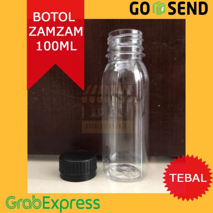 Jual Botol Plastik 100 ml / Botol Zam Zam 100 ml TEBAL BOTOL 100ML ...