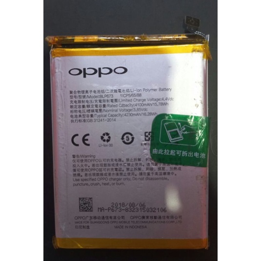 Jual Battery Oppo A3s Original 100% | Shopee Indonesia