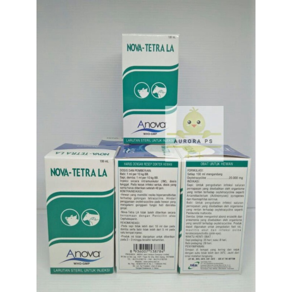 Jual NOVA-TETRA LA OBAT UNTUK HEWAN KEMASAN 100 ml | Shopee Indonesia