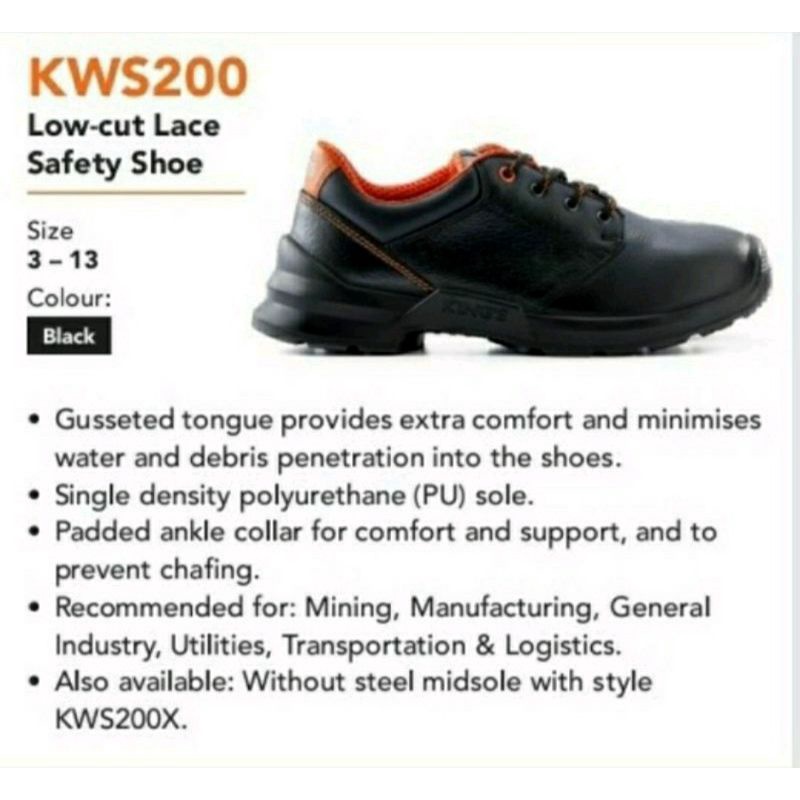 Jual SEPATU SAFETY KING'S KWS 200 X ORIGINAL | Shopee Indonesia