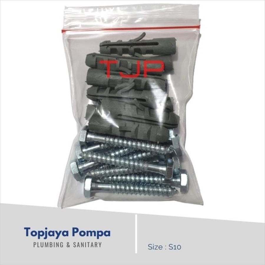 Jual Penguat Sekrup S10 + Sekrup (10 Pcs) VISSER | Shopee Indonesia