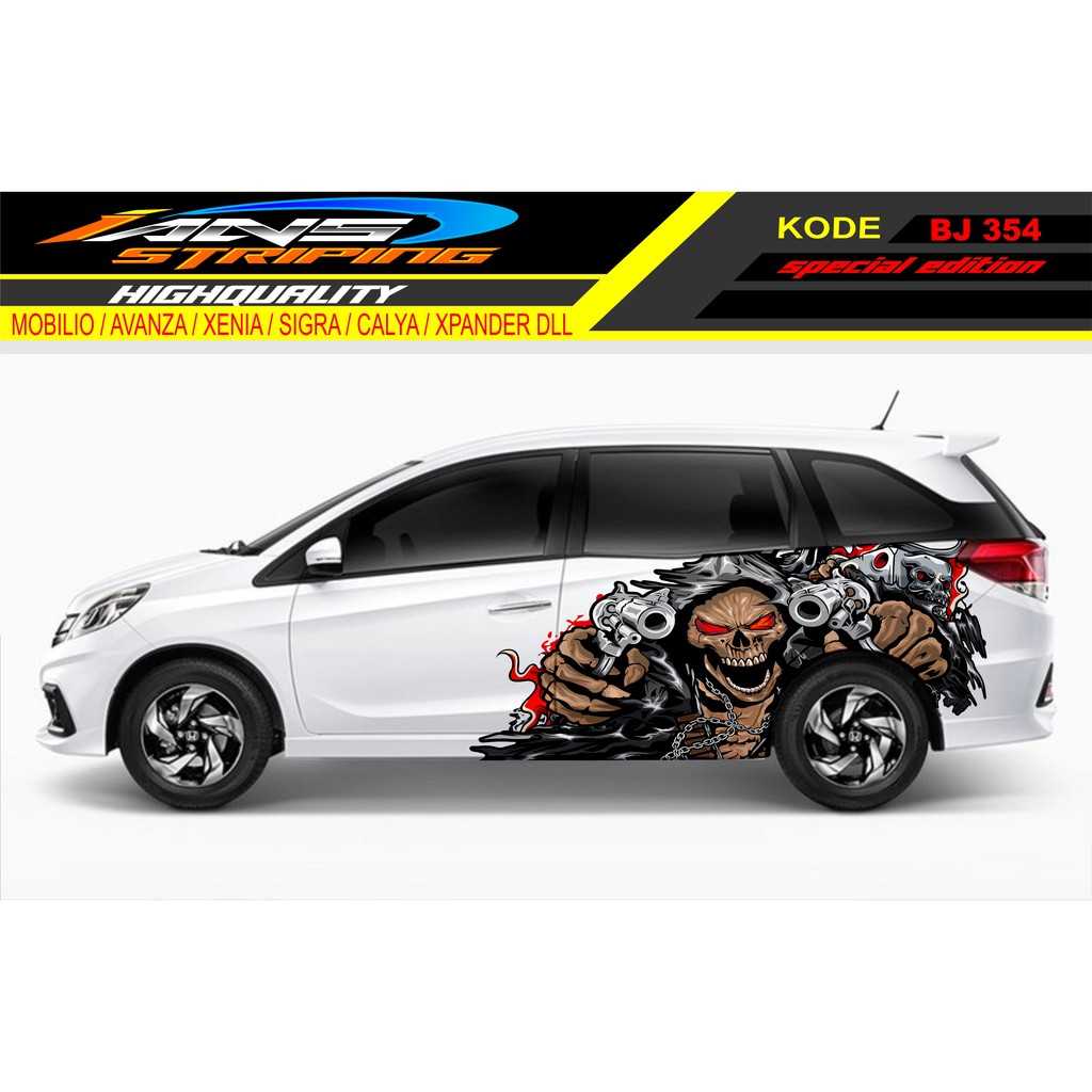 Jual STIKER MOBIL MOBILIO / STIKER MOBILIO / DECAL STICKER MOBILIO ...
