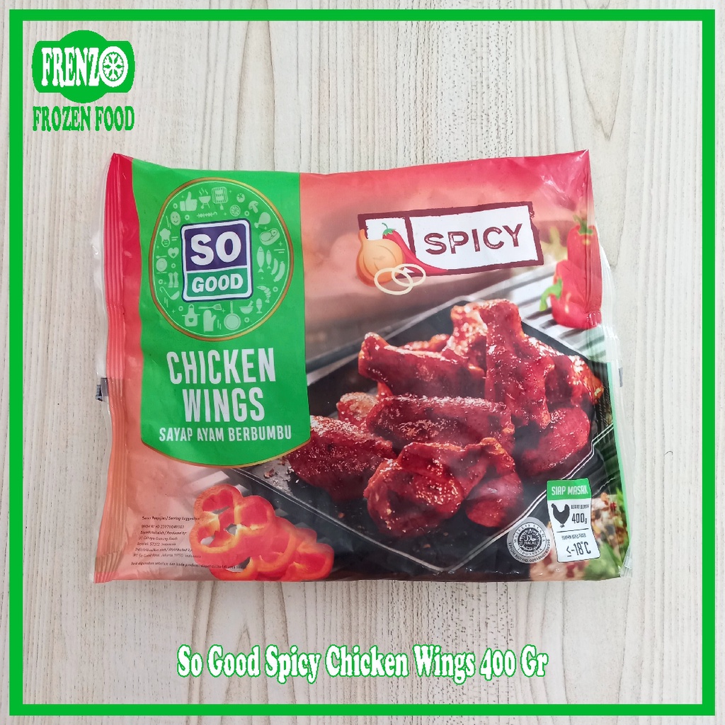 Jual So Good Spicy Chicken Wing 400 Gr | Shopee Indonesia
