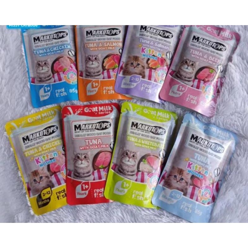 Jual MINIPETS- MARKOTOP POUCH 85 GR WET FOOD | Shopee Indonesia