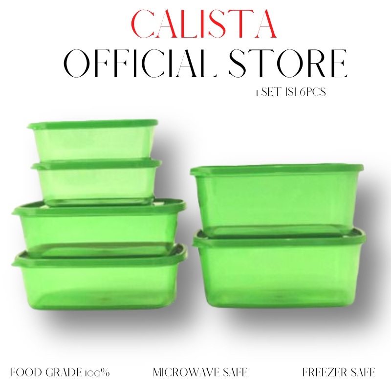 Jual TOPLES PLASTIK CALISTA FURANO SET 6 TEMPAT KOTAK BOX WADAH ...