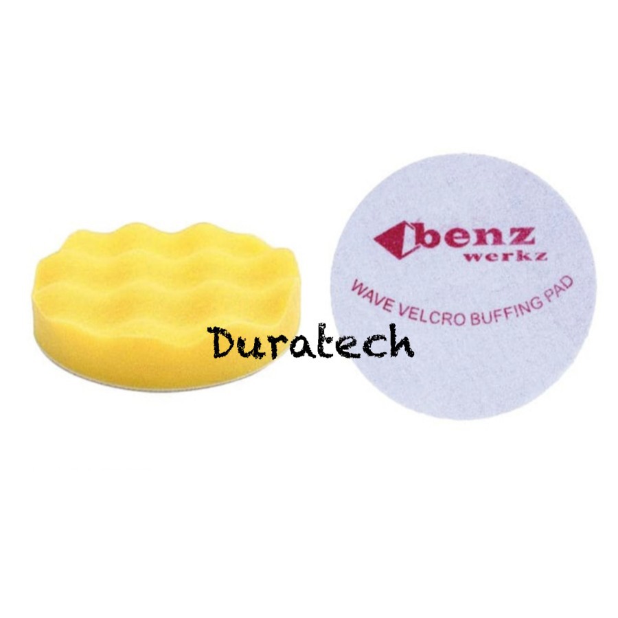 Jual Busa Poles Mobil 7 inch / Wave Buffing Pad Yellow 7 Inch / Busa ...