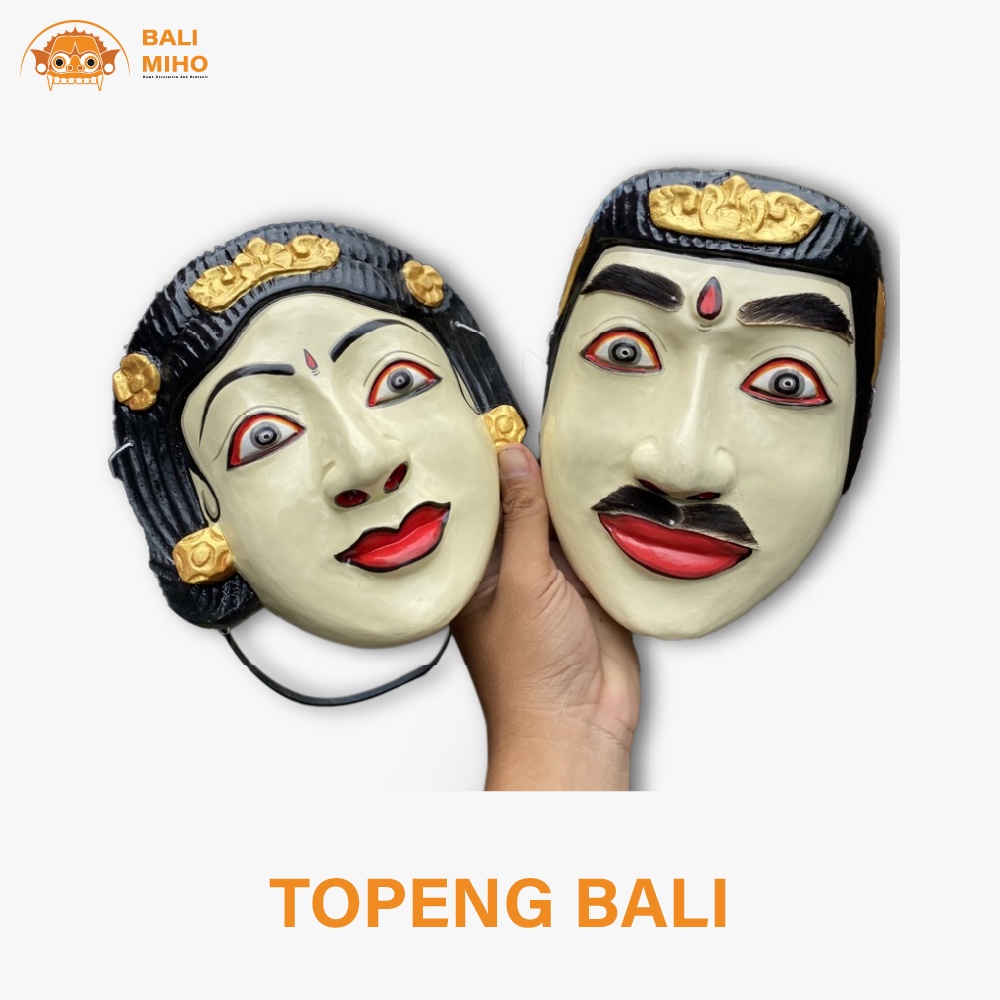 Jual Topeng Pria Dan Wanita Bali - Topeng Pasangan bali - Dekorasi ...
