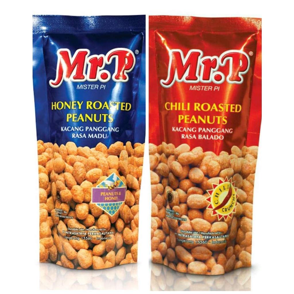 Jual MR P KACANG TANAH MADU HONEY ROASTED PEANUTS BALADO SPICY 80 GR | Shopee Indonesia