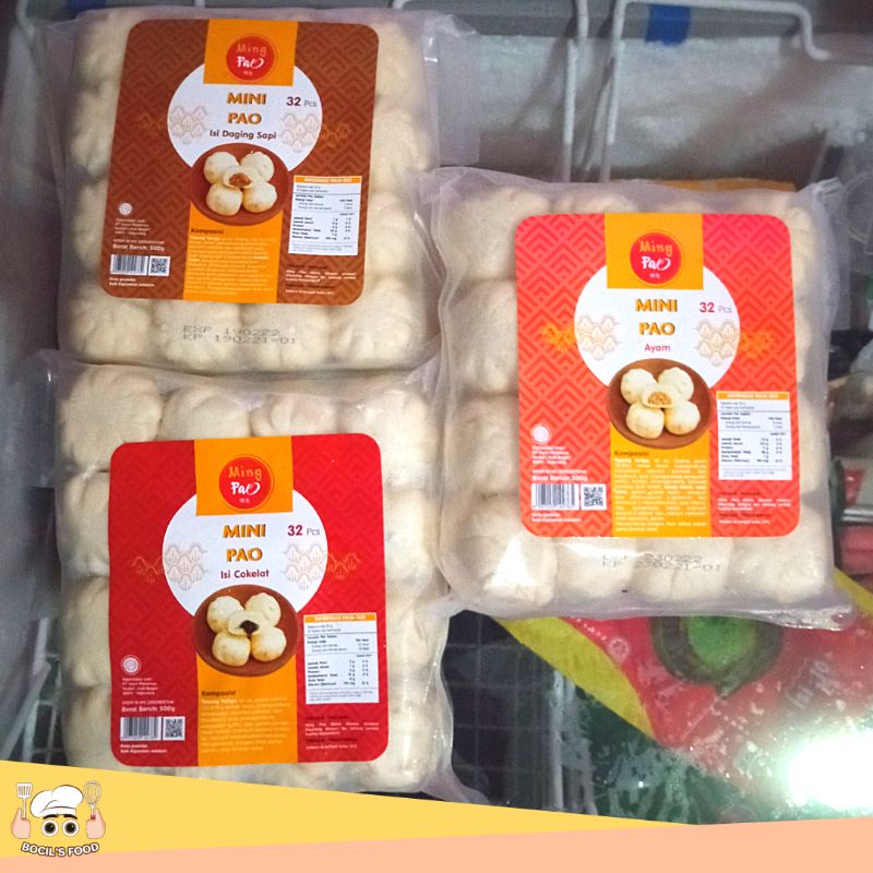 Jual Ming Pao Mini Pao Isi 32/Ming Pao Mini Pao Coklat/Ming Pao Mini ...