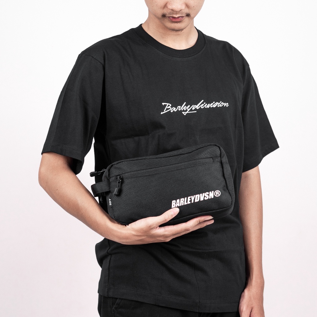 Jual Barley Division Punch Black Bag / Clutch Handbag Tas Tangan Pria ...