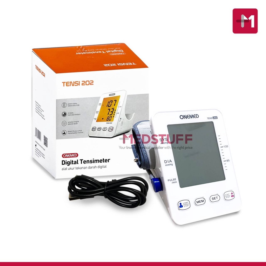 Jual Tensimeter Digital Onemed Tensi 202 Onemed | Shopee Indonesia