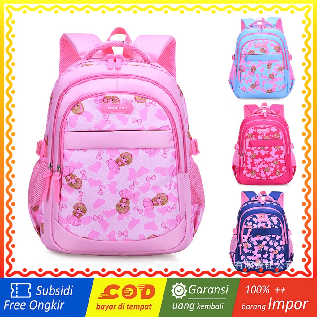 Jual WWH10 Tas Anak Perempuan Sekolah SD Ransel 3D Timbul Size 16" Besar Girl MKT | Shopee Indonesia