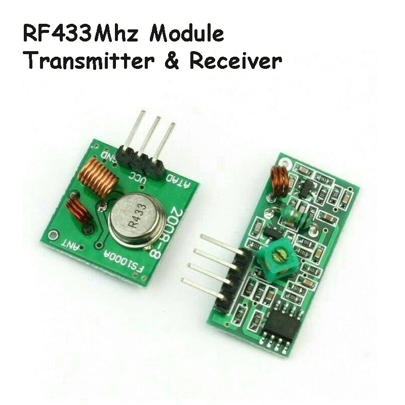 Jual Modul RF 433Mhz Wireless Transmitter Receiver RF433Mhz Module ...