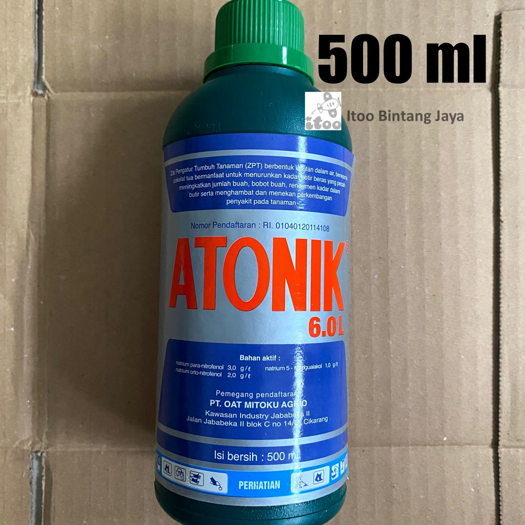 Jual ATONIK 6,0L 500 ML ZPT Hormon Zat Pengatur Tumbuh | Shopee Indonesia