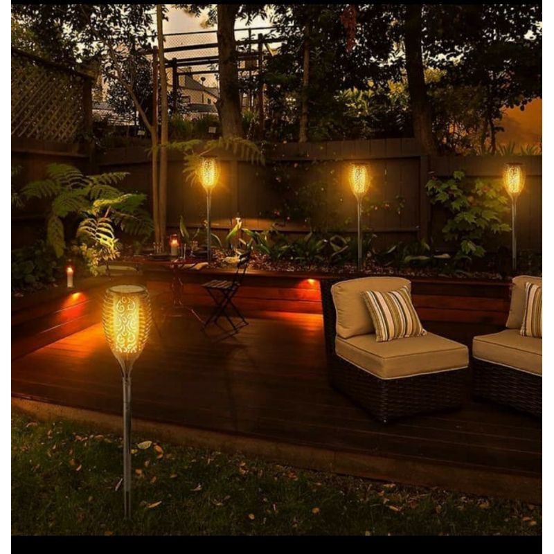 Jual Lampu Taman Obor 33 LED with Solar Panel (LAMPU TANPA LISTRIK ...