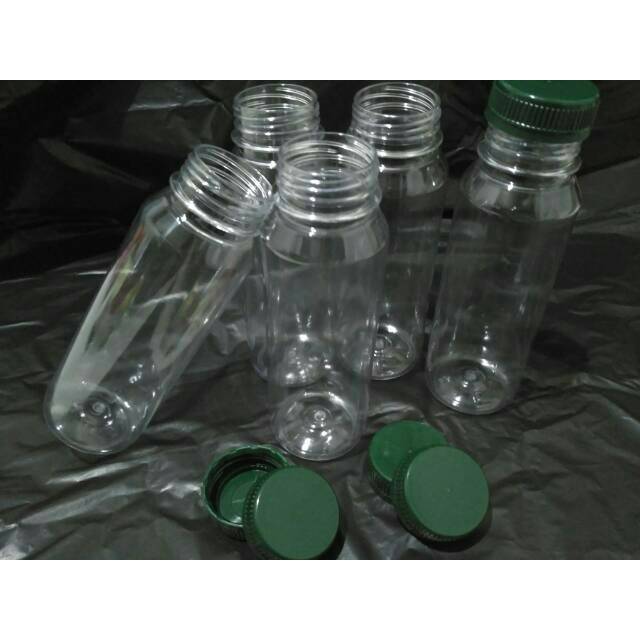Jual Botol kopi/espresso/jus/susu/yogurt/ plastik tebal toples jar ...