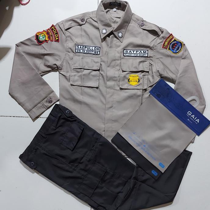 Jual TERBARU BAJU PDL SATPAM LENGKAP TERBARU BAHAN GAIA - XS SERAGAM COWOK MURAH ALC | Shopee ...