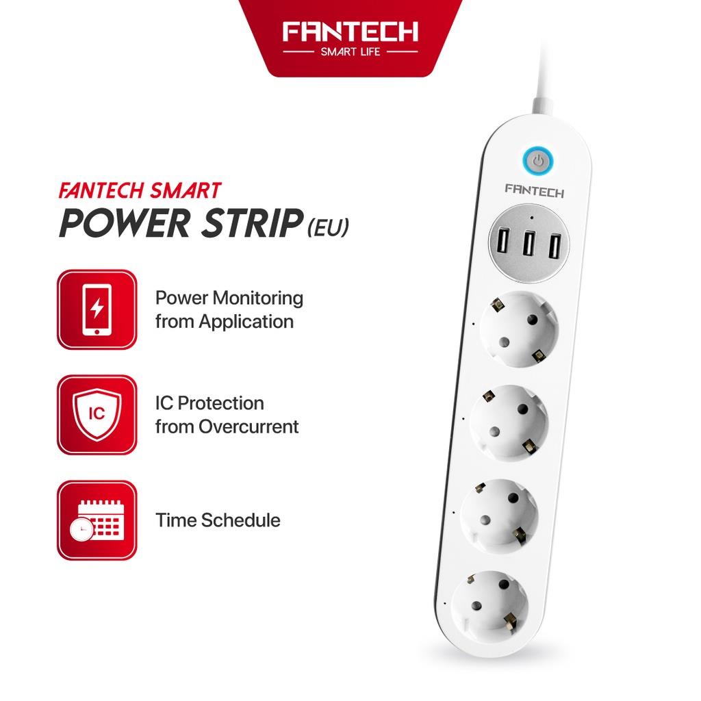 Jual FANTECH Extension Power Strip Stop Kontak WIFI - SPS0101 | Shopee Indonesia