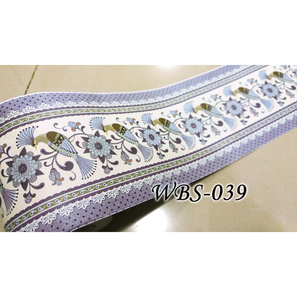 Jual WBS039 CLASSIC BIRD WALL BORDER STICKER KACA DAN DINDING 10M LIST ...