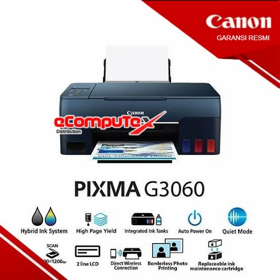 Jual PRINTER CANON PIXMA G3060 / G 3060 PRINT / SCAN / COPY ALL IN ONE ...