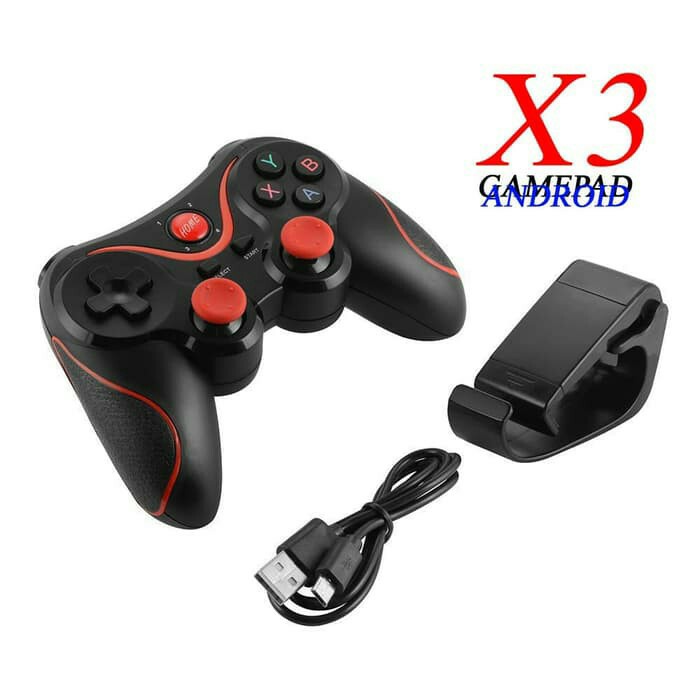Jual Gamepad Android Bluetooth X3 + Holder | Shopee Indonesia