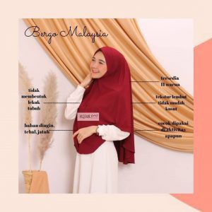 Jual Hijab Bergo Malaysia, Medium. | Shopee Indonesia