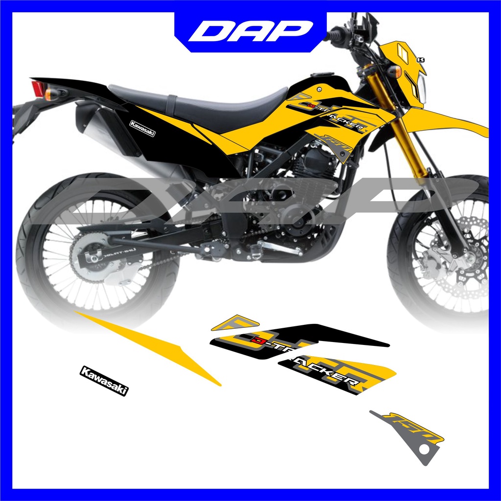 Jual Sticker Striping D Tracker DTracker 2021 KUNING | Shopee Indonesia
