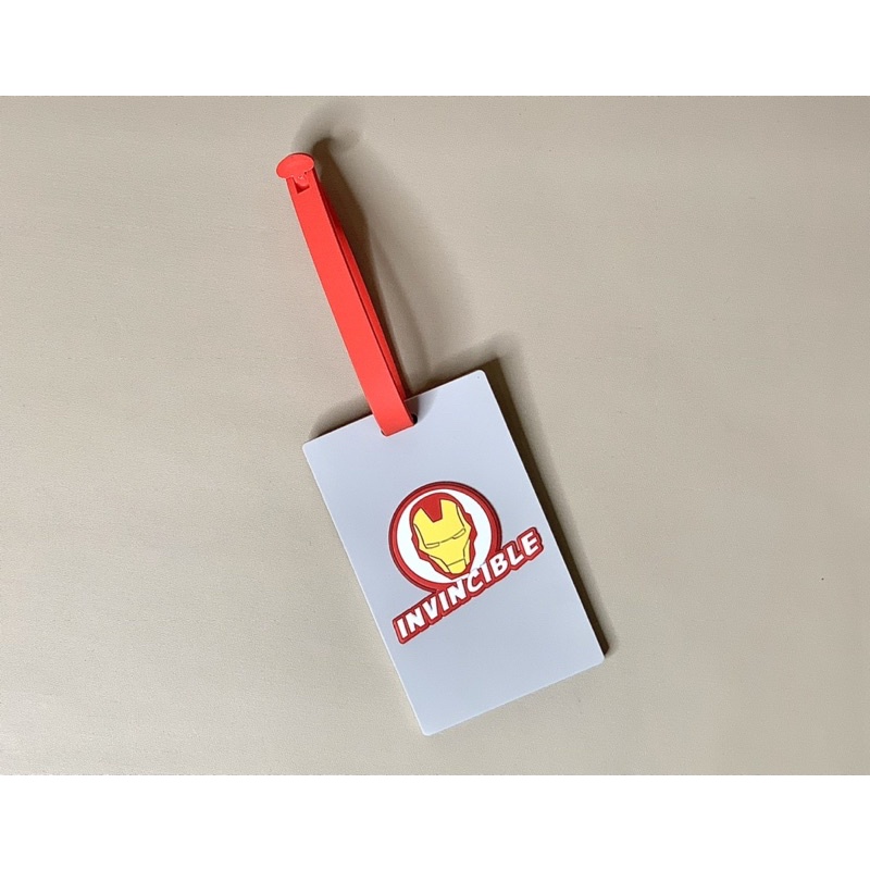 Jual MINISO Luggage Tag Iron Man Rubber Grey Original | Shopee Indonesia