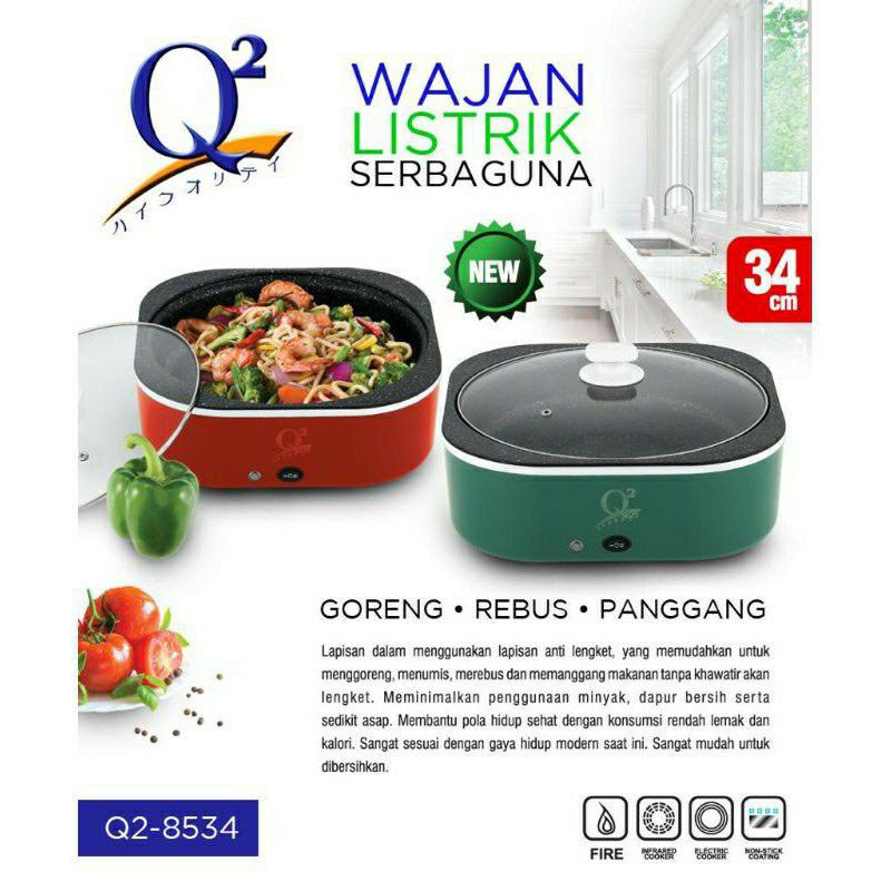 Jual Wajan Listrik / Panci Listrik Serbaguna | Shopee Indonesia