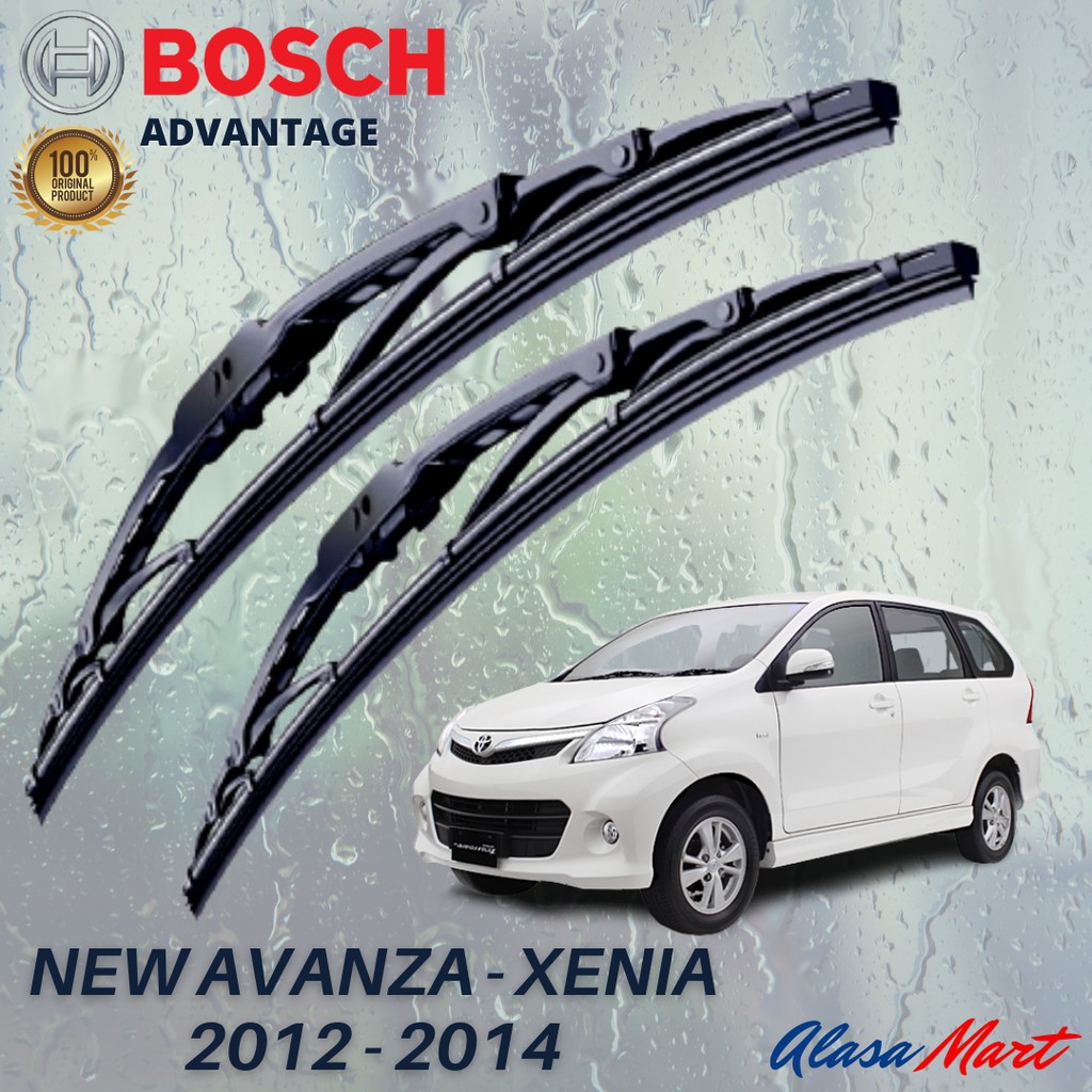 Jual Wiper Karet Kaca Depan Mobil All New Avanza Xenia 2012 - 2014 Original Bosch 2pcs | Shopee ...
