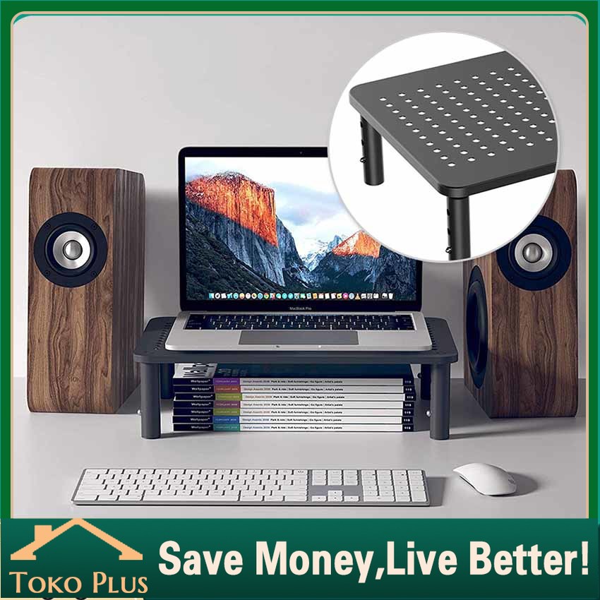 Jual Stand Monitor Laptop Adjustable Display Metal / Stand imac PC Mac ...