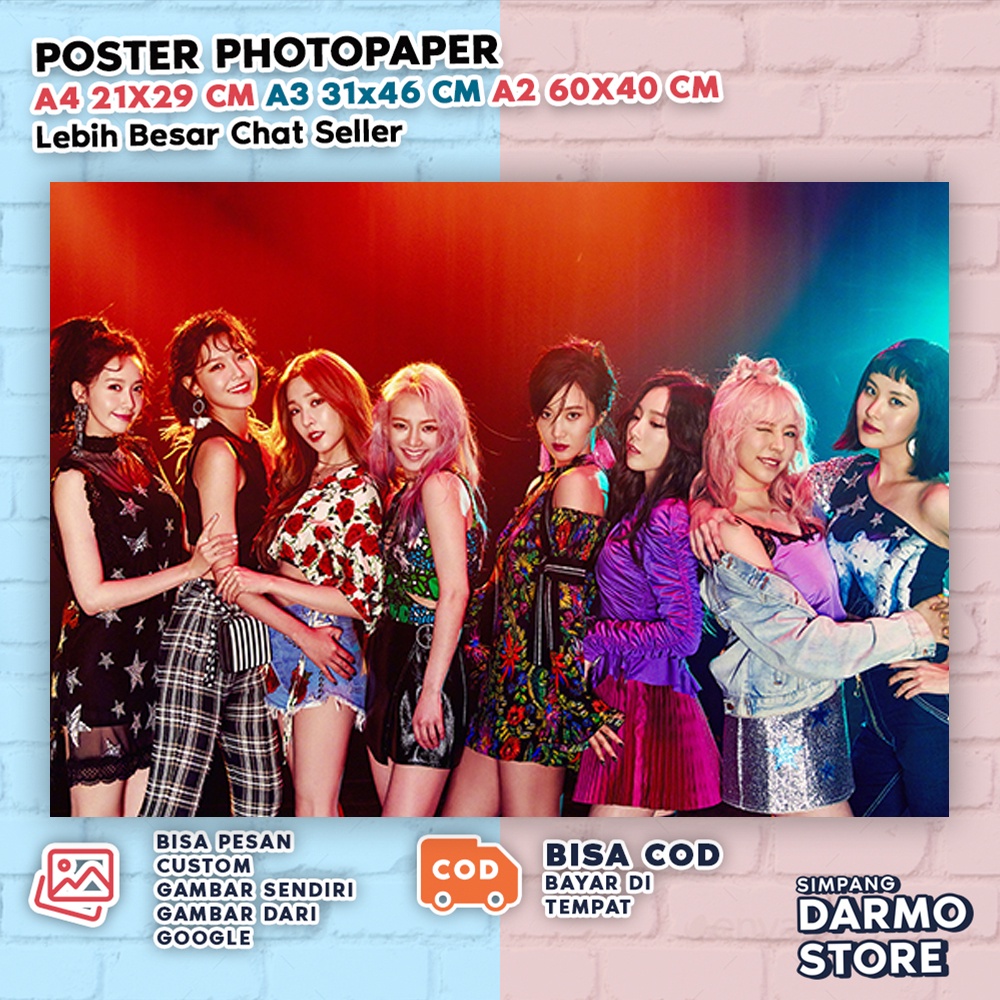 Jual Poster Girl's Generation SNSD KPOP Korea Pop Girlband Tiffany ...